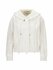 Куртка FENDI Hooded zip-details jacket, размер 42, white