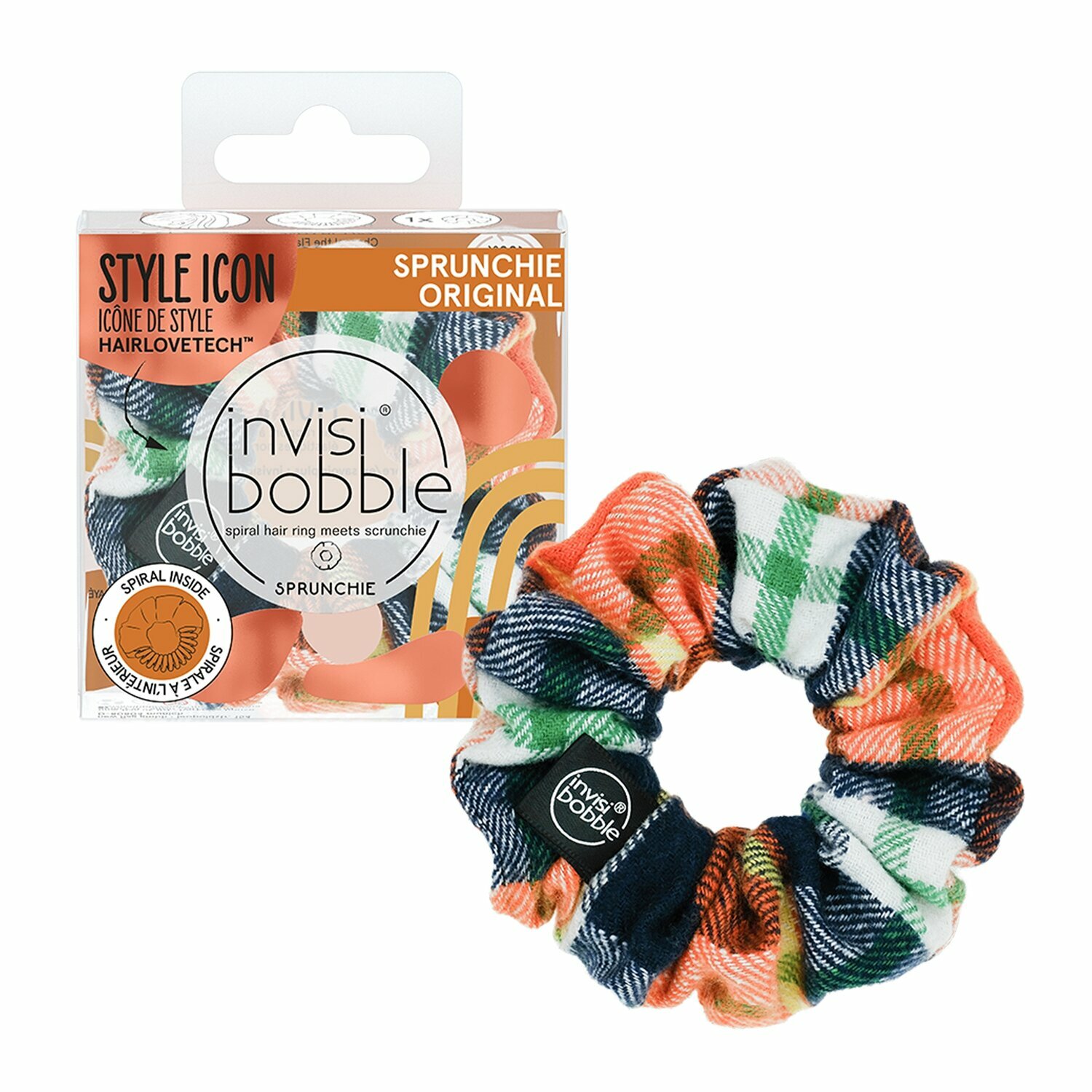 INVISIBOBBLE Sprunchie Channel the Flannel Резинка-браслет для волос