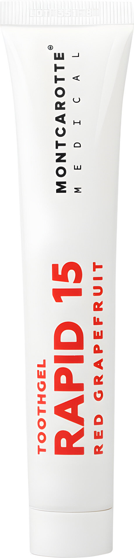 MontCarotte Гелеобразная зубная паста Рапид 15 Tooth Gel Rapid 15 Red Grapefruit 50ml