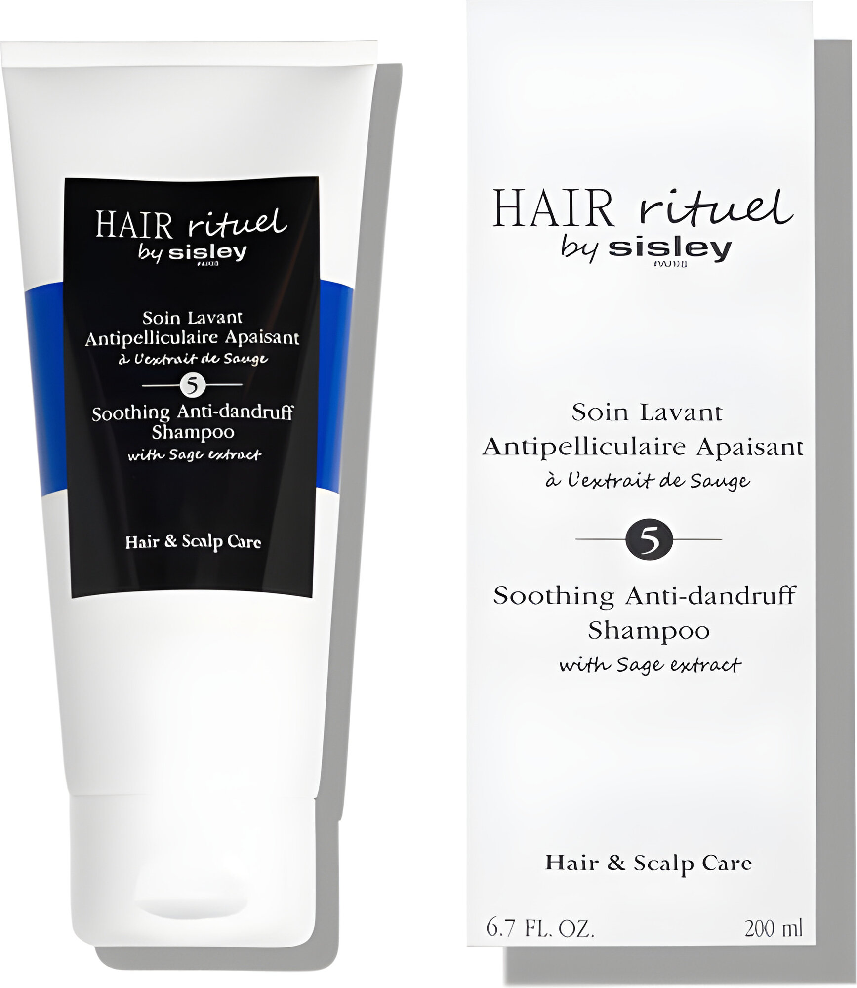 Sisley Успокаивающий шампунь против перхоти c экстрактом шалфея Soothing Anti-Dandruff Shampoo 50ml