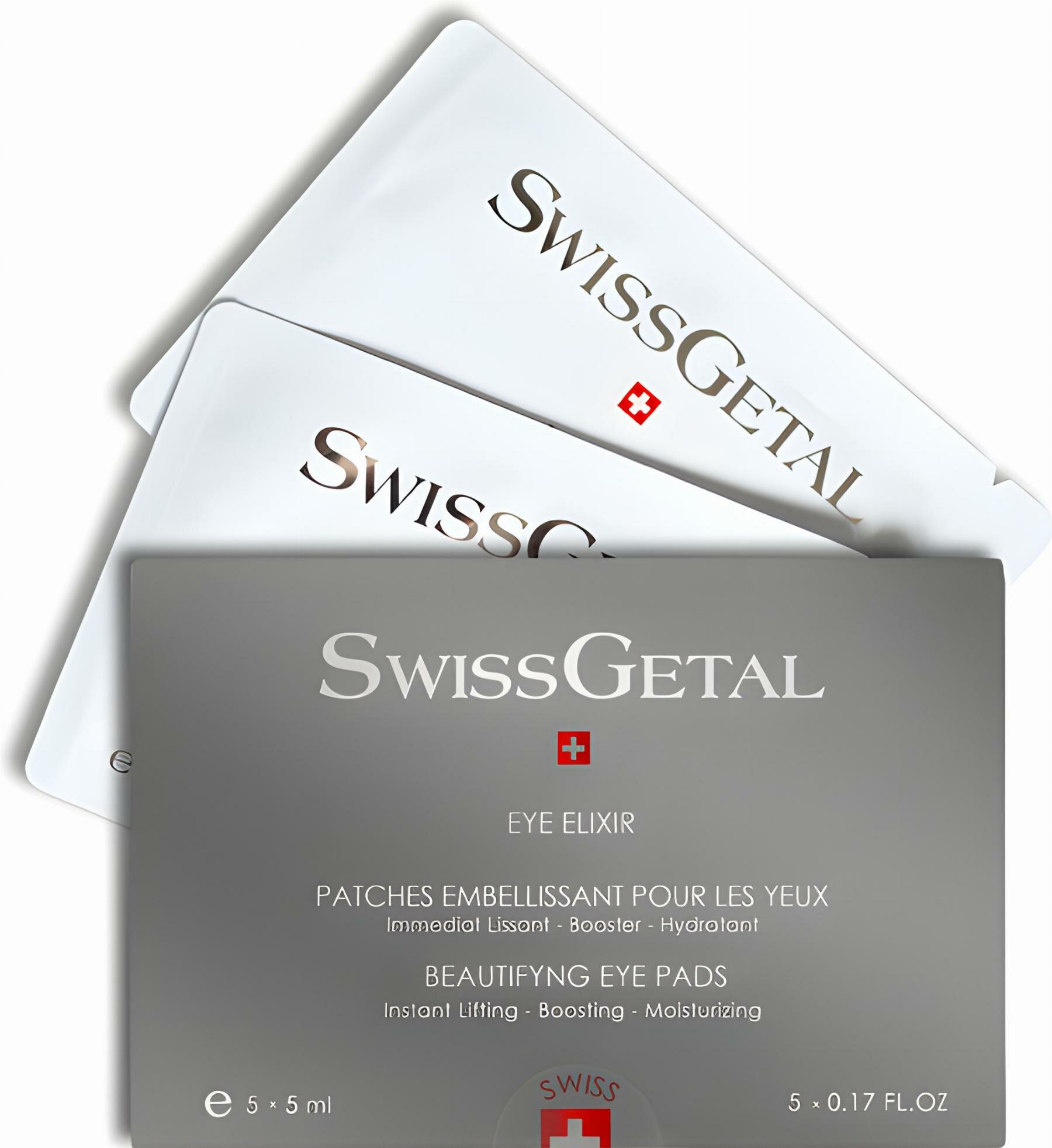SwissGetal Омолаживающие патчи под глаза Eye Elixir Beautifying Eye Pads 1 шт.