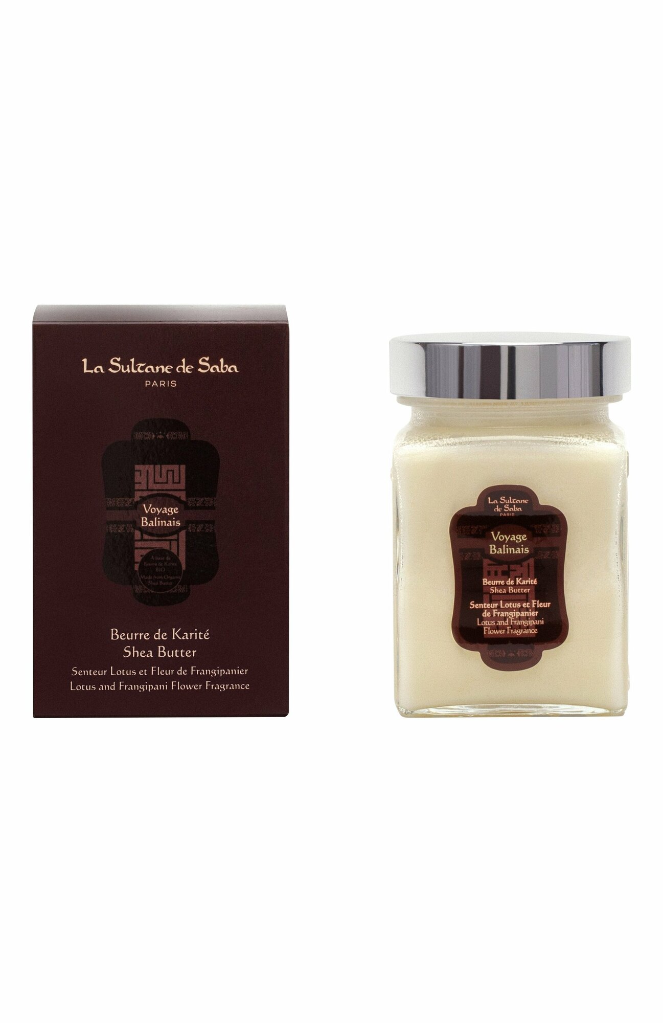 Масло карите для тела и волос «Лотос и Франжипани» (300ml) La Sultane de Saba