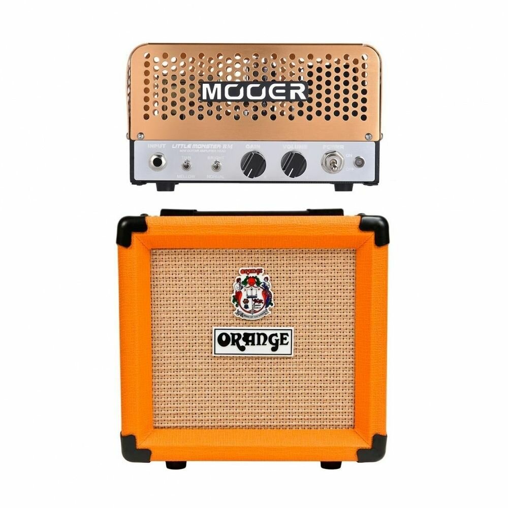Mooer Little Monster BM + Orange PPC108 усилитель ламповый 5 Ватт / колонка 10 Ватт. Уценка