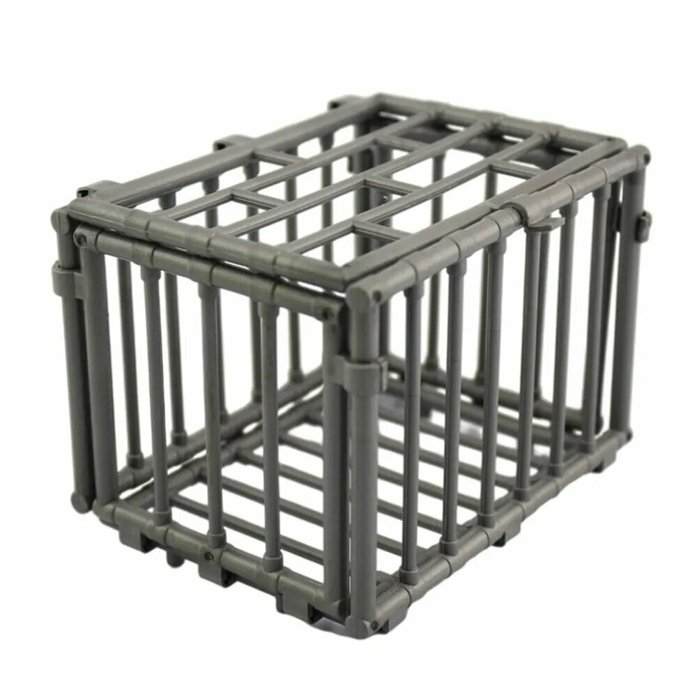 Мини-клетка для моделей, клипса, DIY, коллекционерам, компактная складная корзина с решёткой и застёжкой для хранения