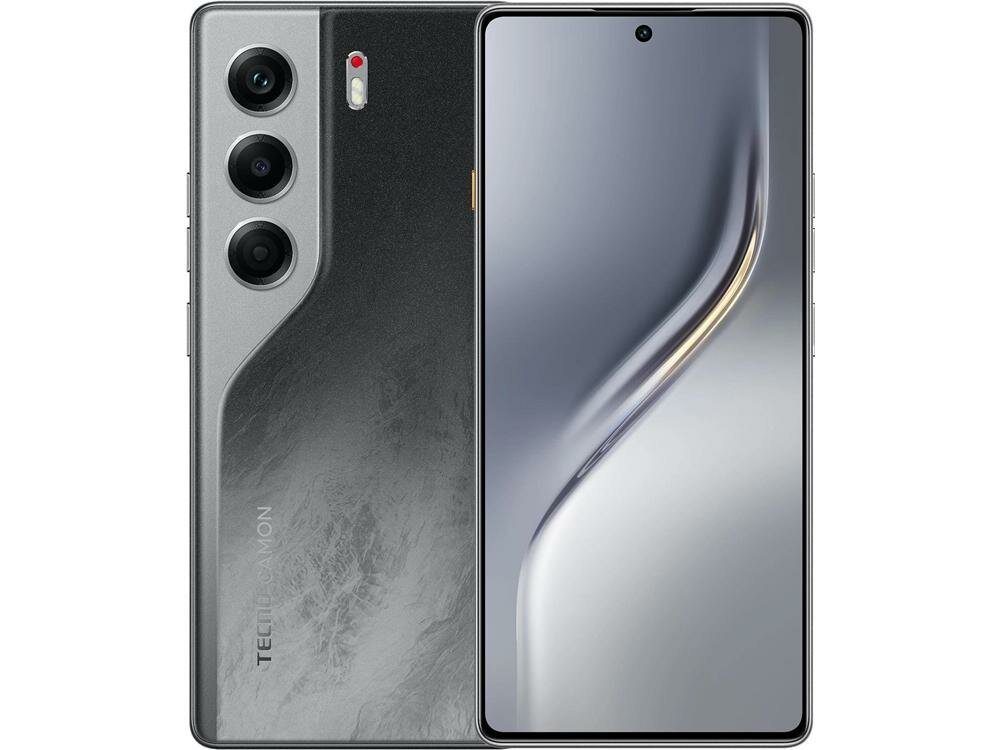 Смартфон Tecno Camon 40 256Gb 12Gb черный моноблок 3G 4G 2Sim 6.78" 1080x2436 Android 15 50Mpix 802.11 a/b/g/n/ac NFC GPS GSM900/1800 GSM1900 Pro