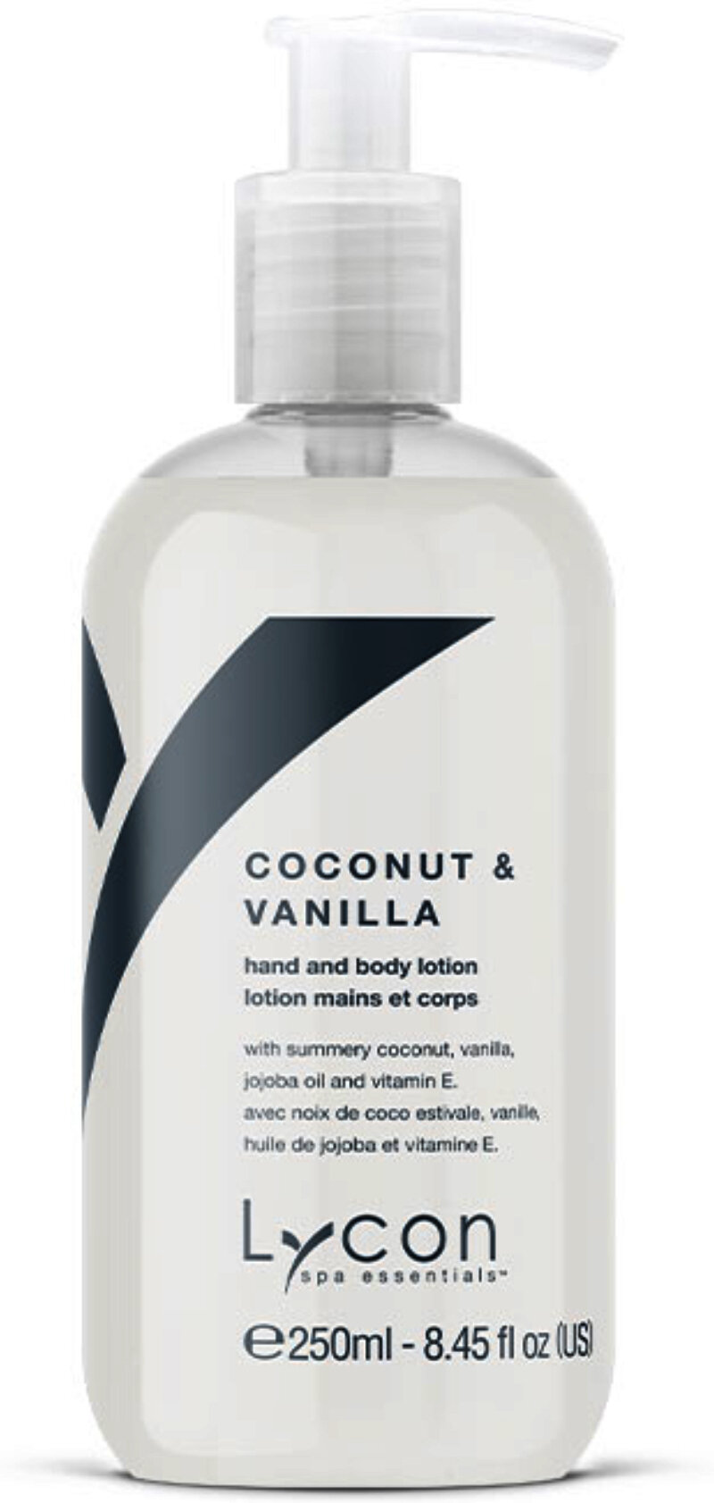 LYCON Лосьон для рук и тела - кокос и ваниль 250 мл Coconut & Vanilla Hand & Body Lotion 250 50ml