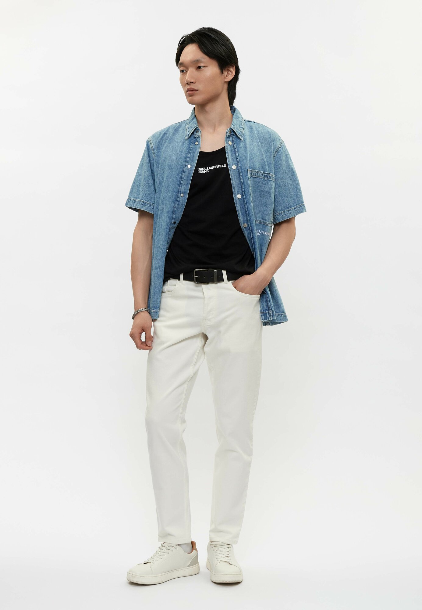 Футболка KARL LAGERFELD JEANS, размер L, черный — фото 1
