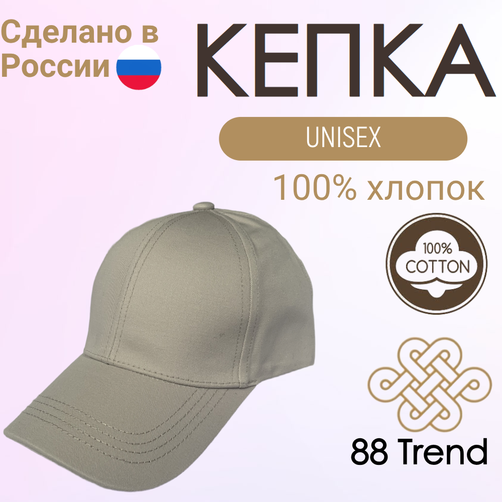 Бейсболка  Базовая коллекция для мужчин и женщин