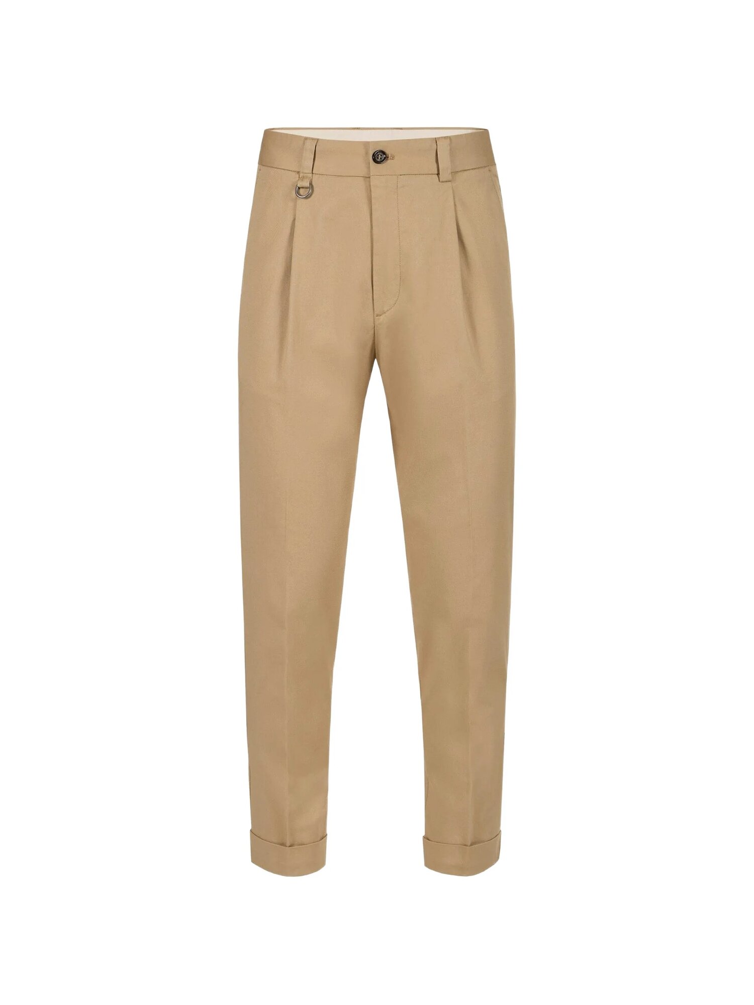 Брюки Pleated turn-up trousers