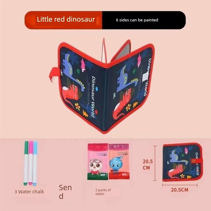 Детская книга для рисования на маленькой доске, волшебная книга для рисования водой и мелком, креативная доска для
