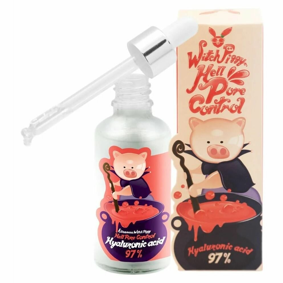 Elizavecca Сыворотка с гиалуроновой кислотой Hell-Pore Control Hyaluronic Acid 97%, 50 мл