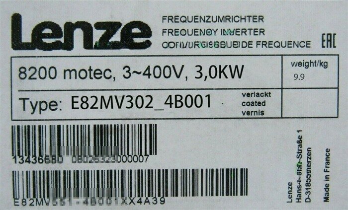 Модуль LENZE E82MV302_4B001