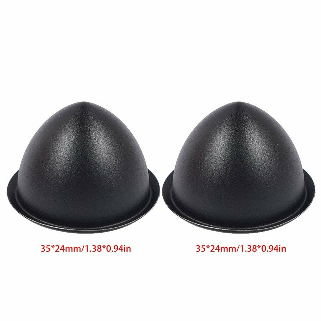 Чёрный пылезащитный колпачок для акустической колонки, Черный PP35x24mm