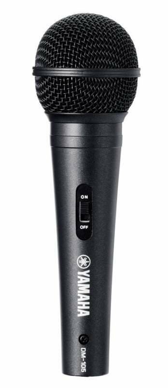Динамический микрофон Yamaha "DM-105", для вокала, для караоке, кнопка отключения