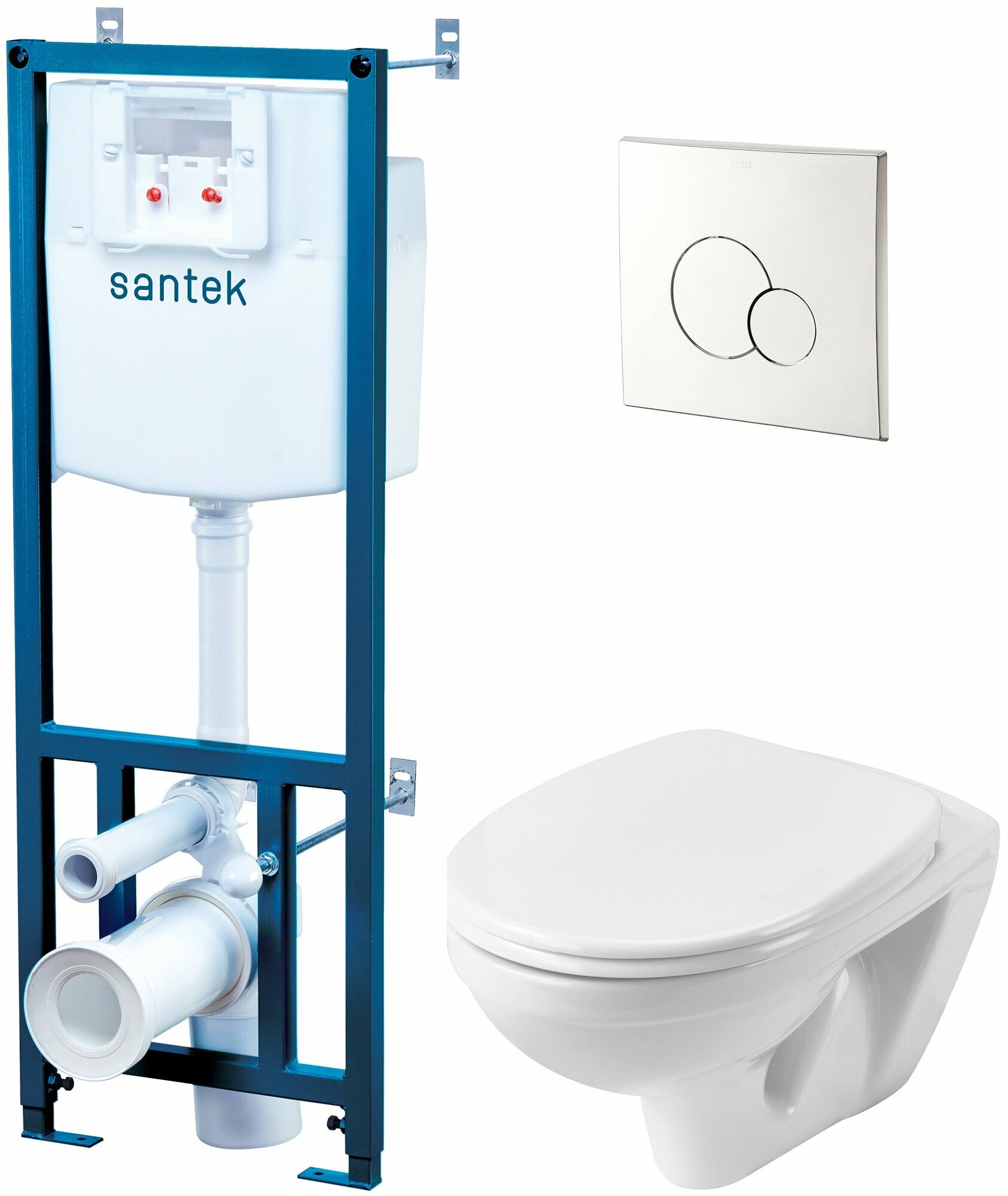 Комплект инсталляция и унитаз Santek Бореаль WH501544