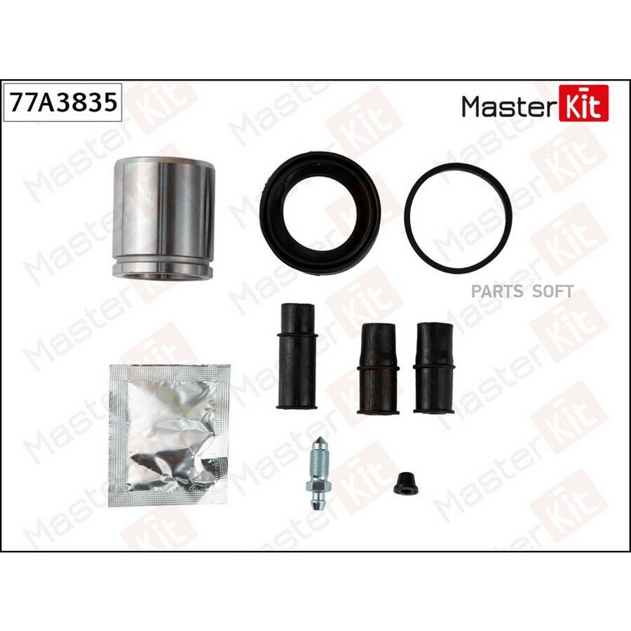 77A3835 Ремкомплект тормозного суппорта Ate от официального дистрибьютора, MASTERKIT, артикул 77A3835