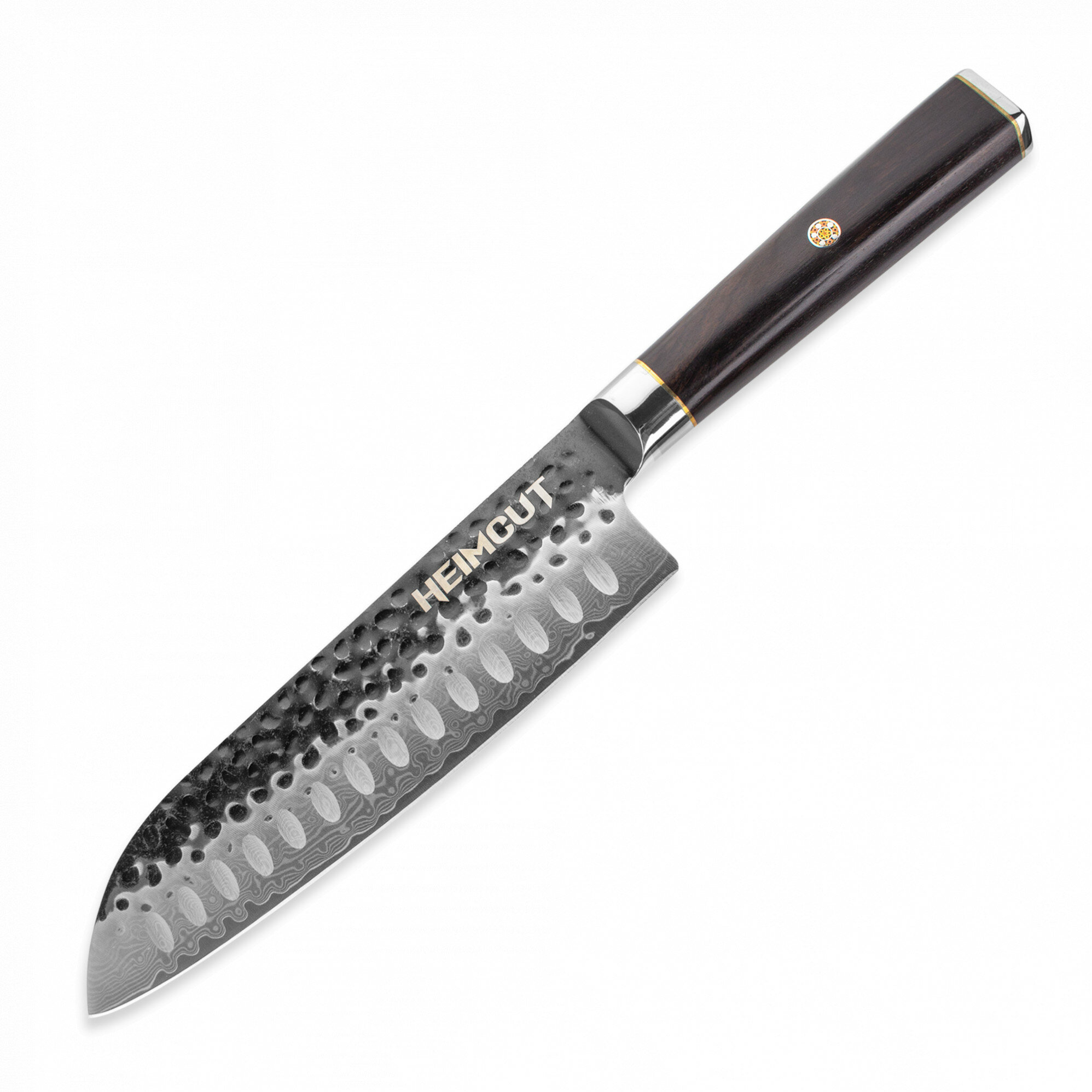 Нож кухонный Santoku, 18 см, Black Damascus HC/HEXA-EW-SA-18