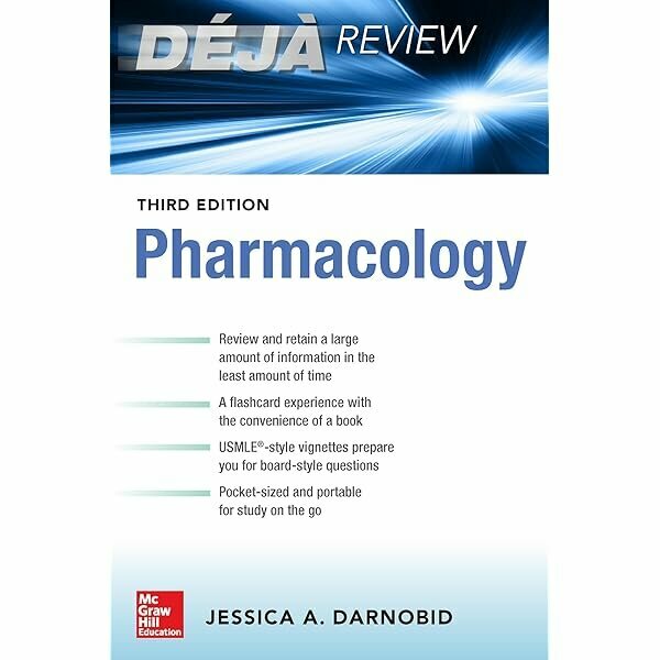 Deja Review: Pharmacology, Third Edition，Reprinted paperback book
