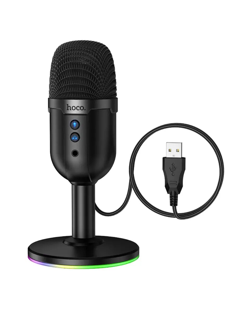 Микрофон для ПК игровой с RGB подсветкой