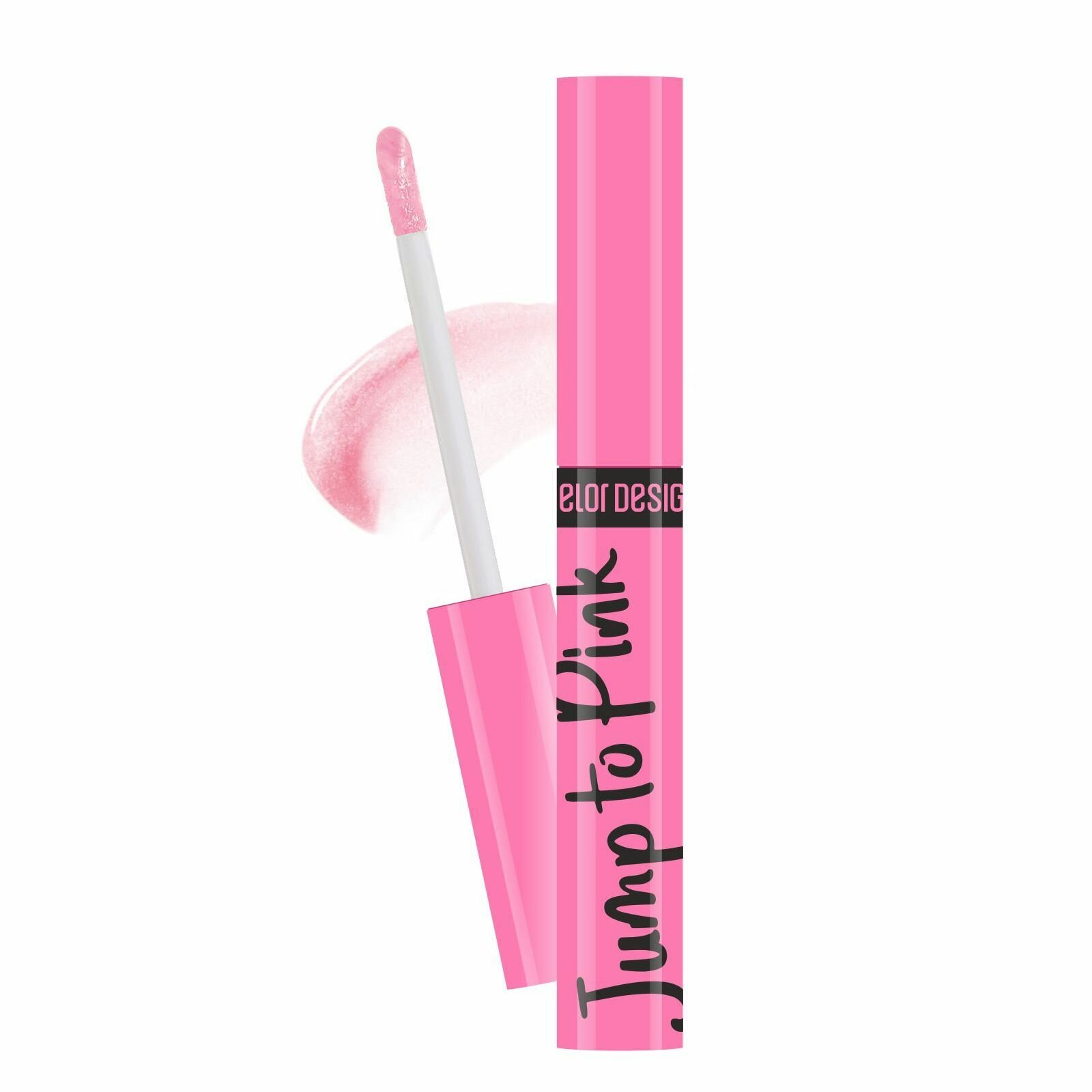 Belor Design Блеск-тинт для губ Jump to pink, холодный розовый