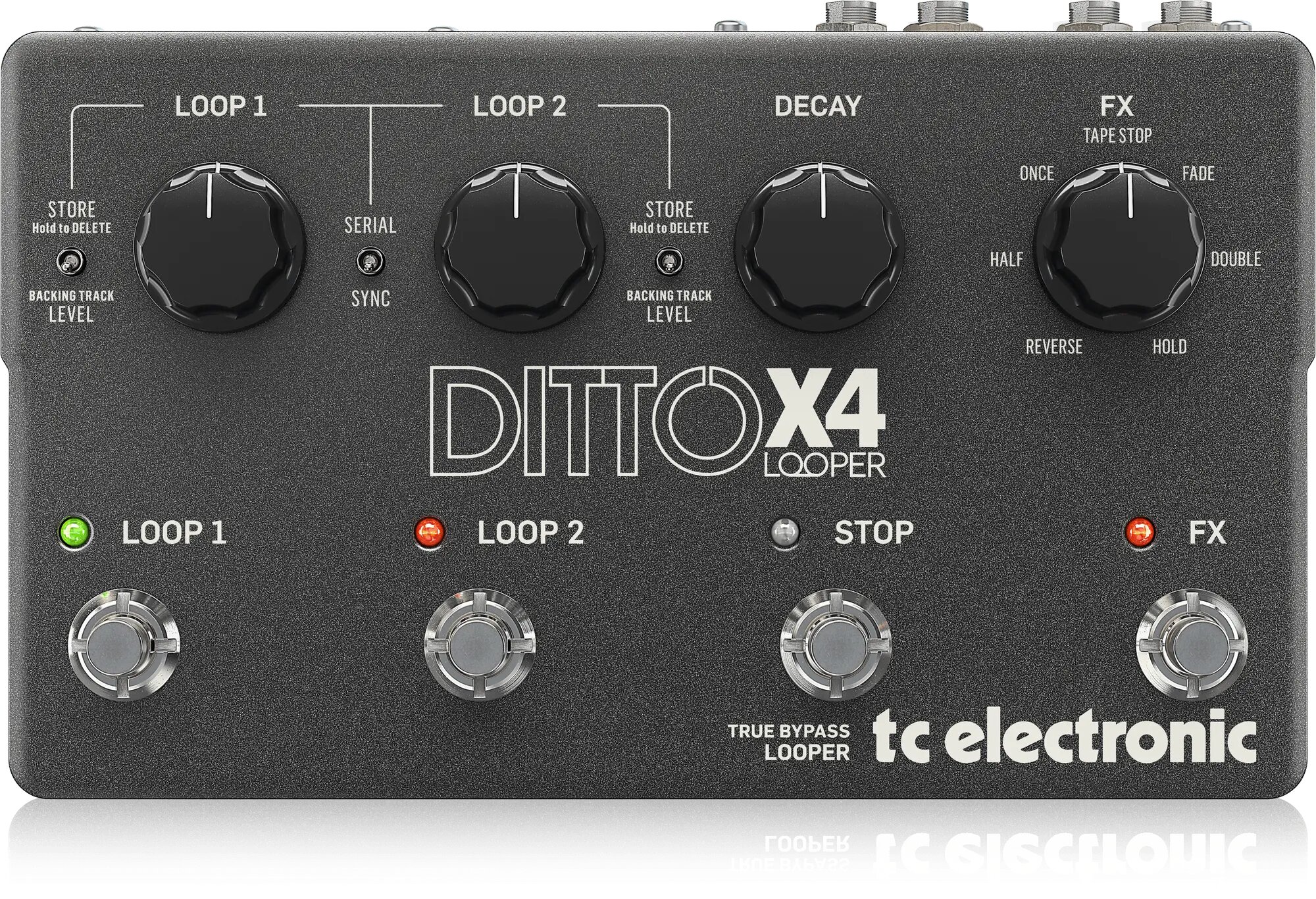 Педаль эффектов для электрогитары TC Electronic Ditto x4 Looper