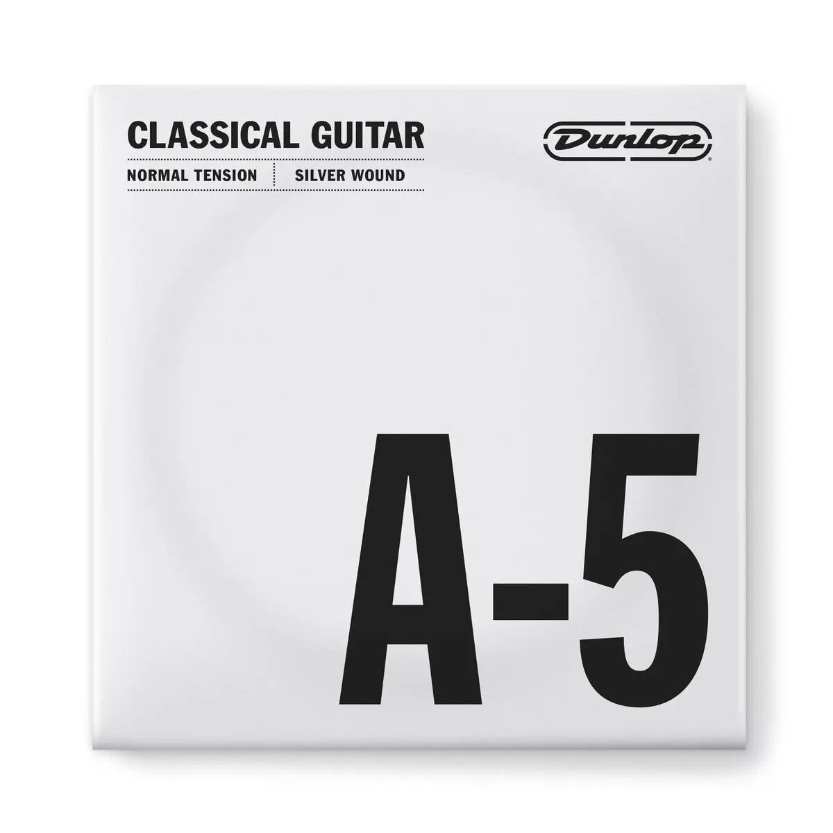 Dunlop Nylon Silver Wound A-5 DCV05ANS струна A, 5я стр для клас гитары, нейлон, посер. медь