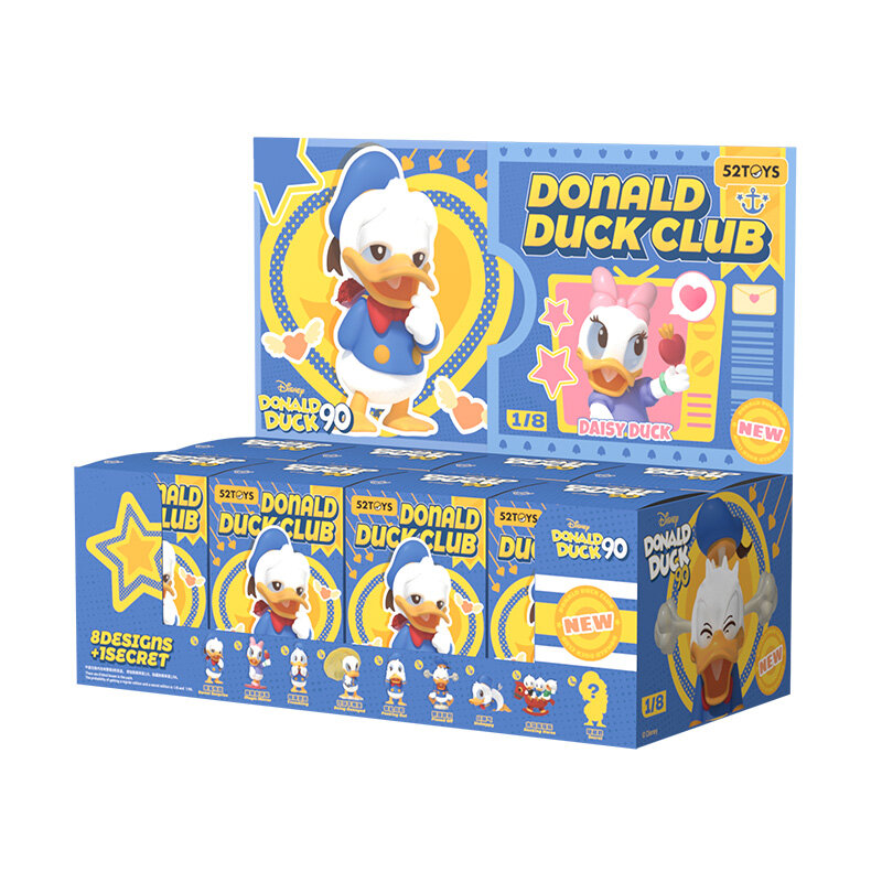 Игрушка унисекс 52TOYS x Disney Клуб Дональда Дака, Full Box 8 Pcs (No Duplicates), 8 шт.