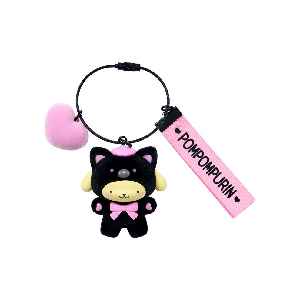 Санрио Velvet Pink Ink Collection Hello Kitty My Melody Ключница Плюшевые Брелоки 12 см Длина Тела