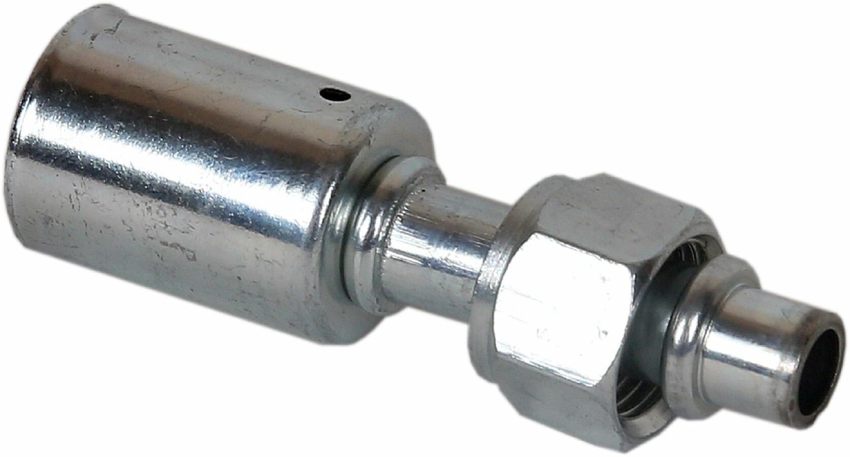 Фитинг стальной 10мм 1/2 №8х180 O-RING 3/4 -16UNF со стаканом, толстостенный шланг TITAN