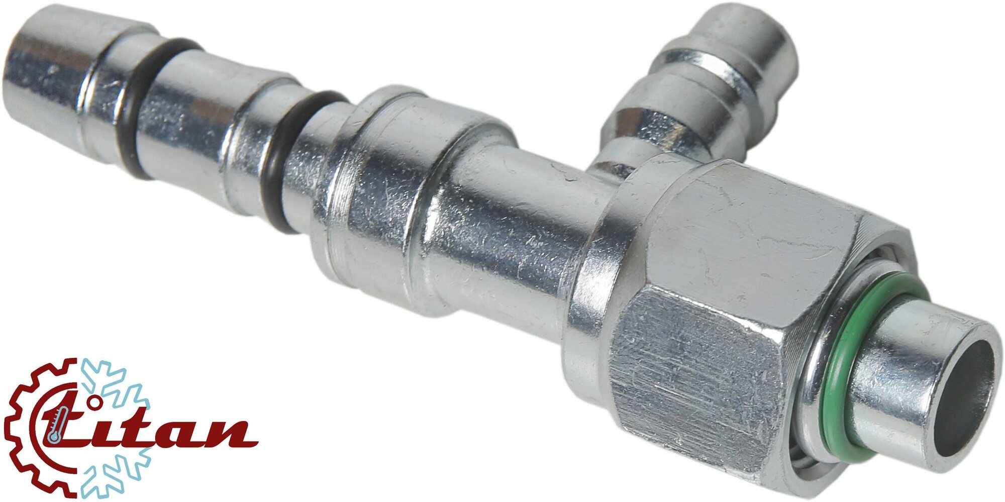 Фитинг аналог Carrier 13мм 5/8 №10х180 O-RING 7/8 -14UNF c заправочным портом LP TITAN