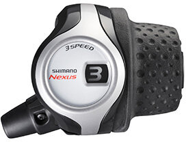 Шифтер Shimano Nexus 3S58J, 3 ск, 1800 мм. Серебристый
