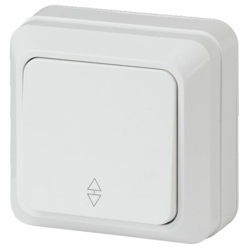 Переключатель 1-кл. ОП Quadro 10А IP20 2-103-01 250В бел. Intro Б0053749