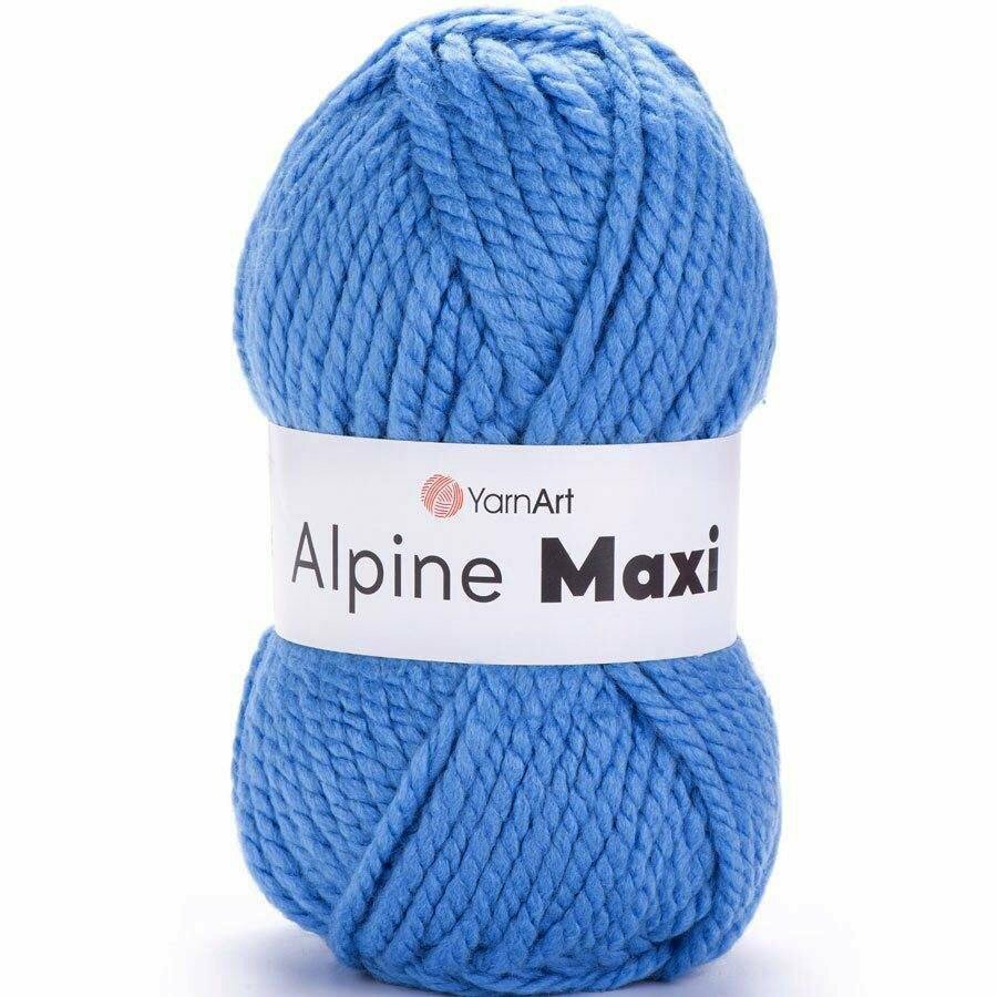 Пряжа Yarnart ALPINE MAXI 668 голубой (2 мотка)