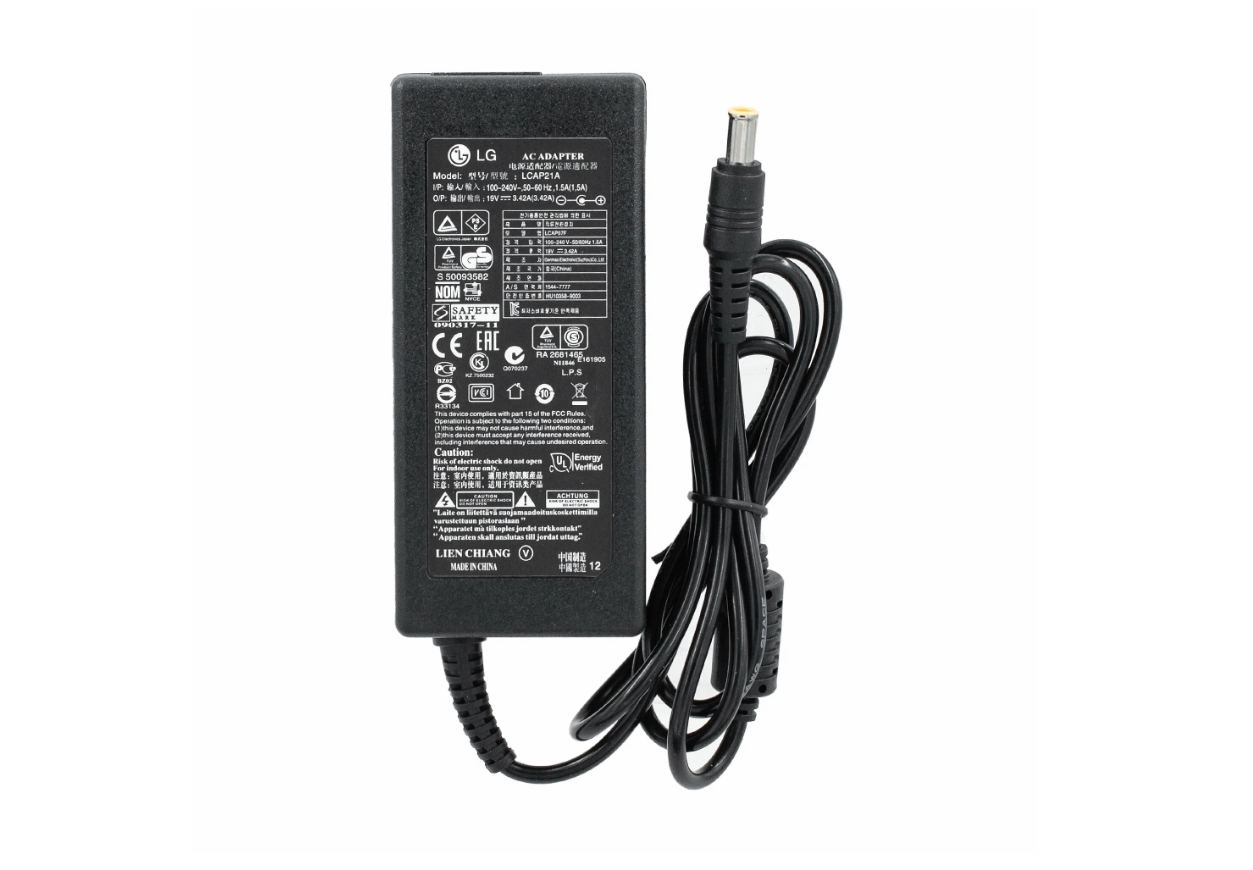 Блок питания LG DA-65F19, для мониторов, телевизоров, черный