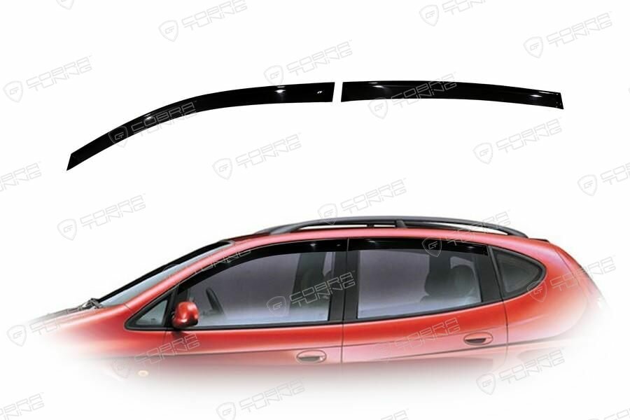Дефлектора на окна Chevrolet Rezzo 2005-2009 Daewoo Tacuma 2000-2004 деф. окон Cobra Tuning Cobra tuning C31305