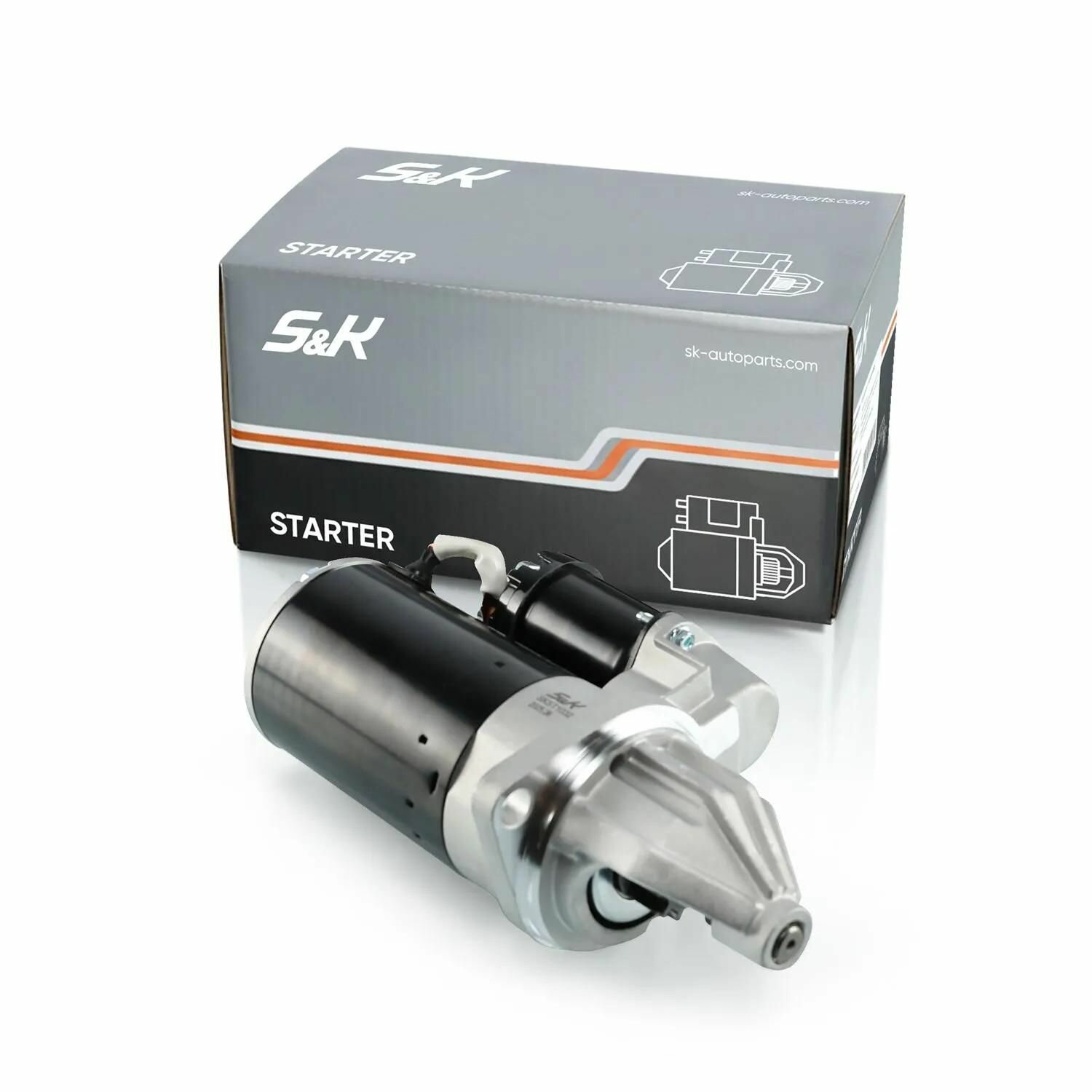 Стартер 1.55 кВт (9 зуб.) с редуктором S&K SKST1032 GAZ 2410/3102/3110 1972->, UAZ 3159/Hunter/Patriot 1999->