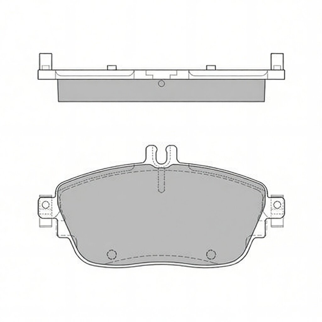 Колодки тормозные дисковые MB W176/W246 1.5-2.2i/CDi 11 SP1966 Sangsin brake арт. SP1966