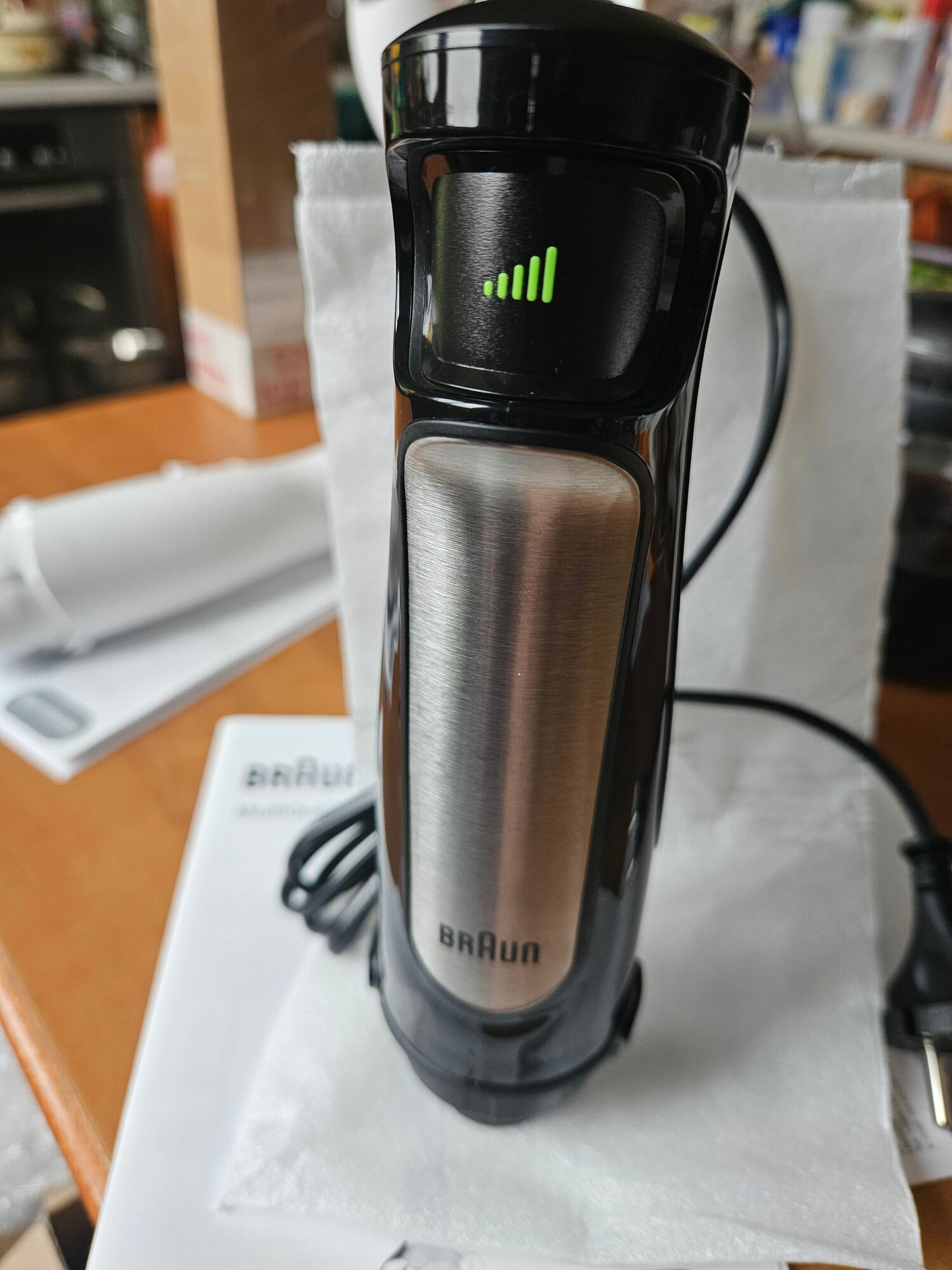 Braun hb701Al black 850-1000W моторный блок блендера браун 7 серии multiquick / minipimer 7322118634