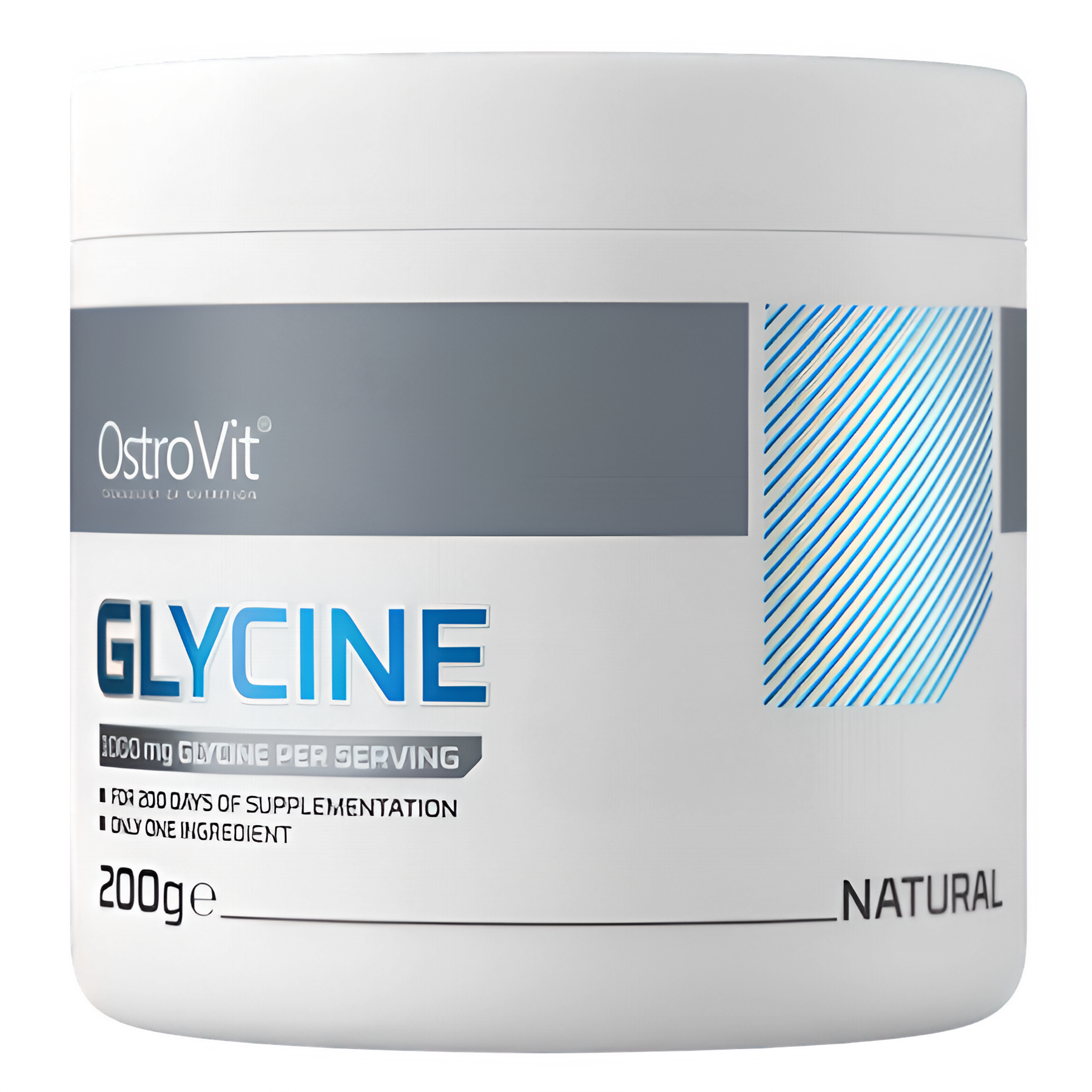 Добавки для улучшения памяти и питания мозга Ostrovit Glycine 200 гр