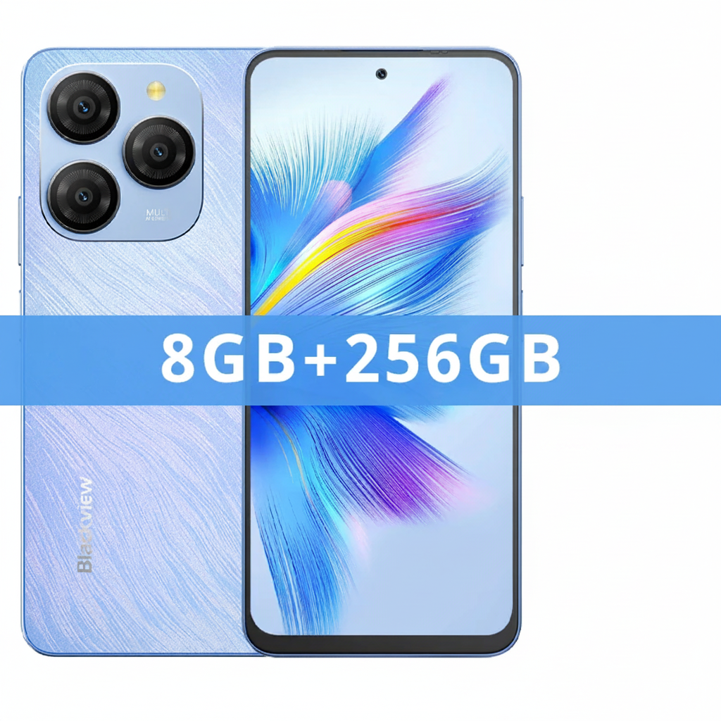 【Мировая премьера】Blackview SHARK 9 5G Смартфон 6,67 дюйма HD + IPS 90 Гц Дисплей Голубой, Blue
