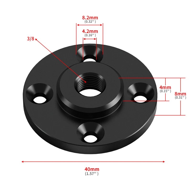 Кронштейн FEICHAO для камеры с шаровой головкой 3 8 Screw Hole