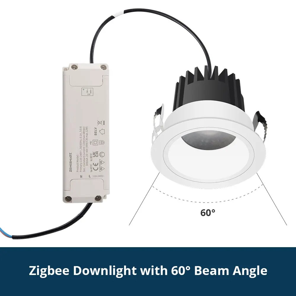 Zemismart Zigbee светодиодный потолочный светильник 12 Вт