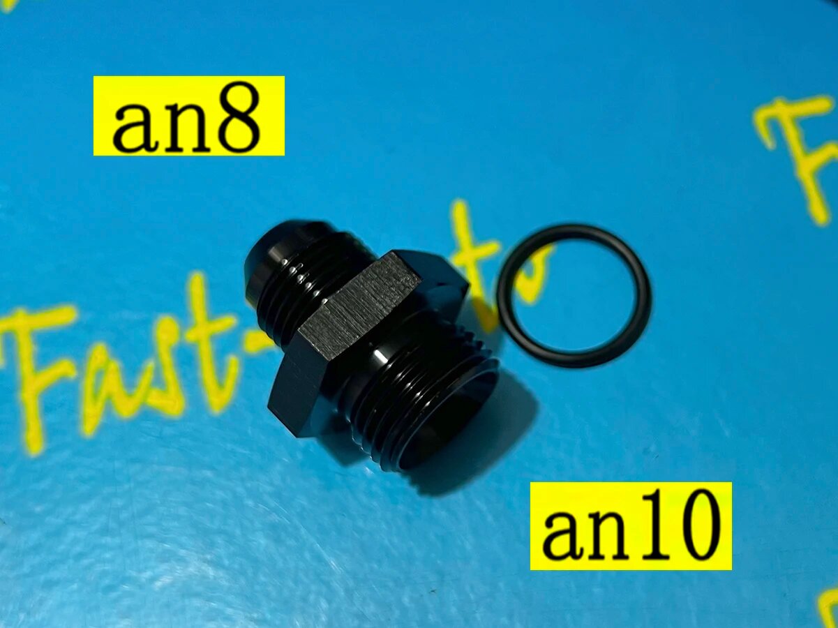 Переходник с наружной резьбой an10 an-10 ORB на an8 an-8 с фитингом уплотнительного кольца