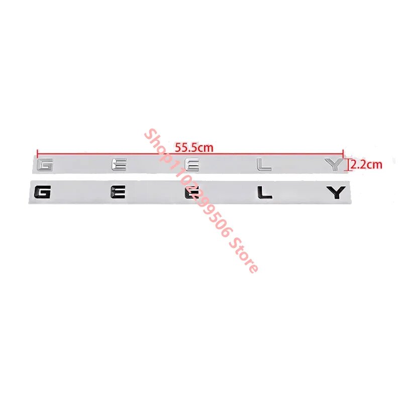 GEELY lettre étiquette Badge coffre voiture автоколланты для Geely серии Atlas EmgrandGT monjaro coolray corps modifié coffre a