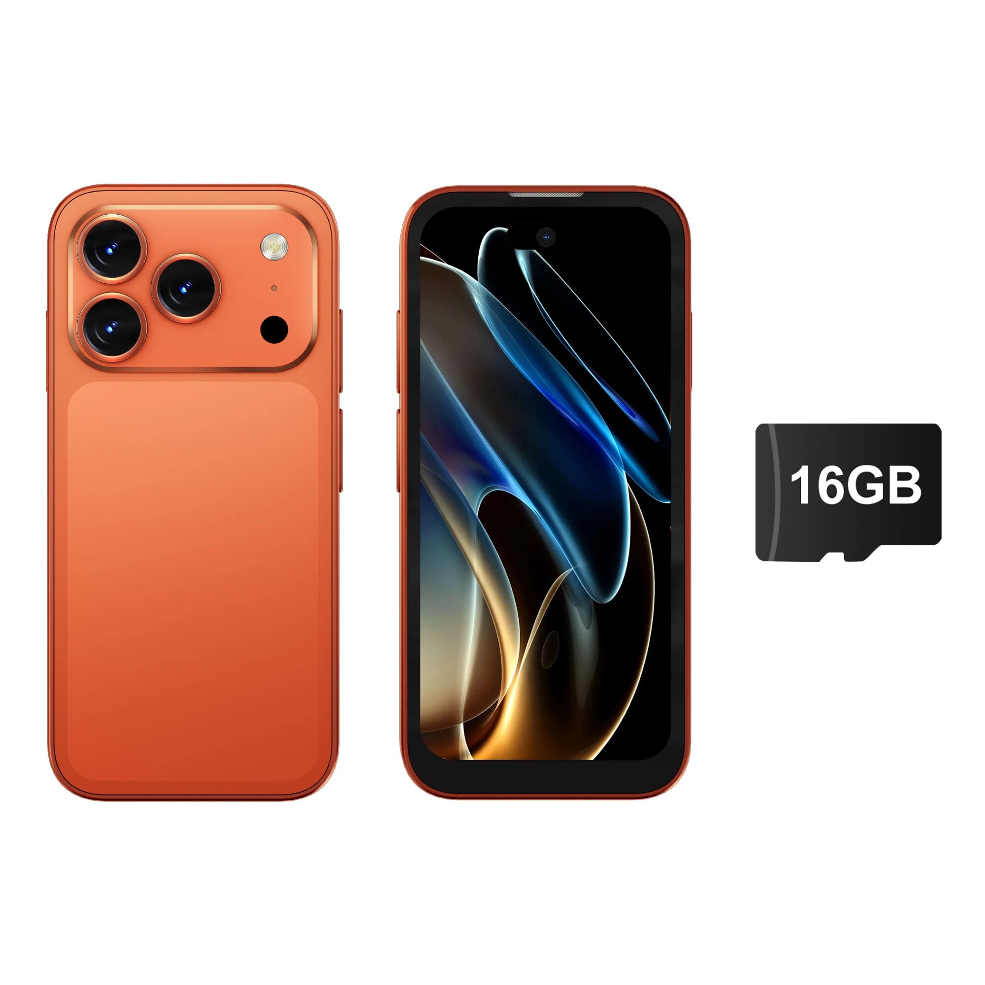 Смартфон SERVO 17PRO MAX 3G Mini На Android С Двойной Камерой, Разблокировкой По Лицу, Загрузкой Приложений, Дисплеем 3.75 Дюйма
