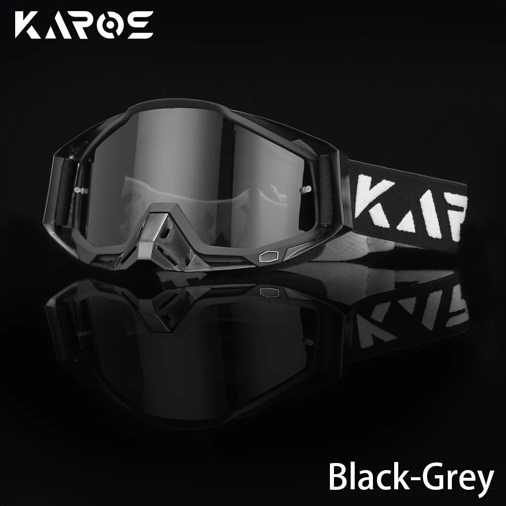 Очки мото Karos K336-4, серые, защита UV400