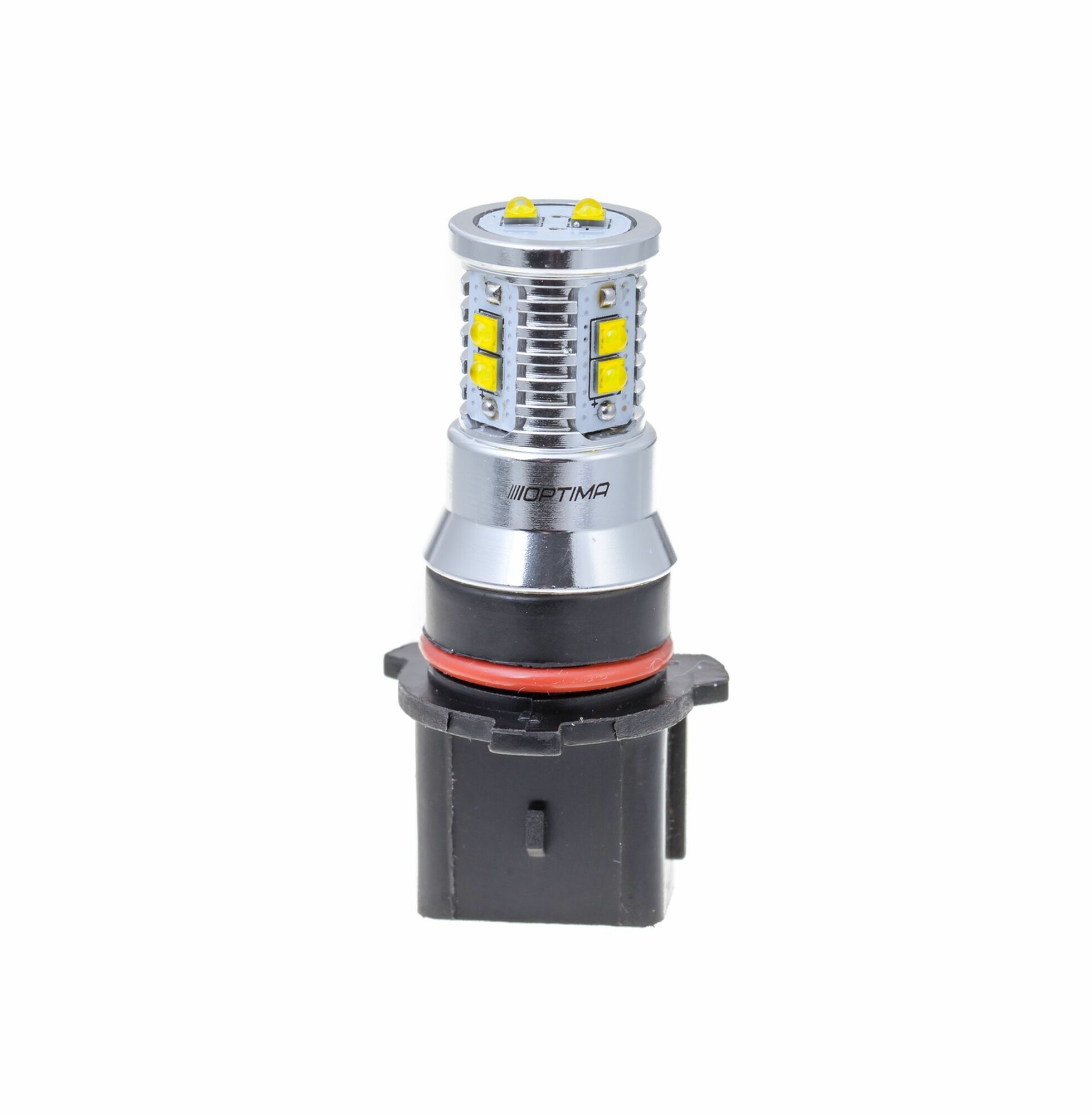 Светодиодная лампа P13W Optima MINI-CREE, CAN, CREE XB-D*10, 5500K, (PG18.5d-1), 12-24V, 1 лампа