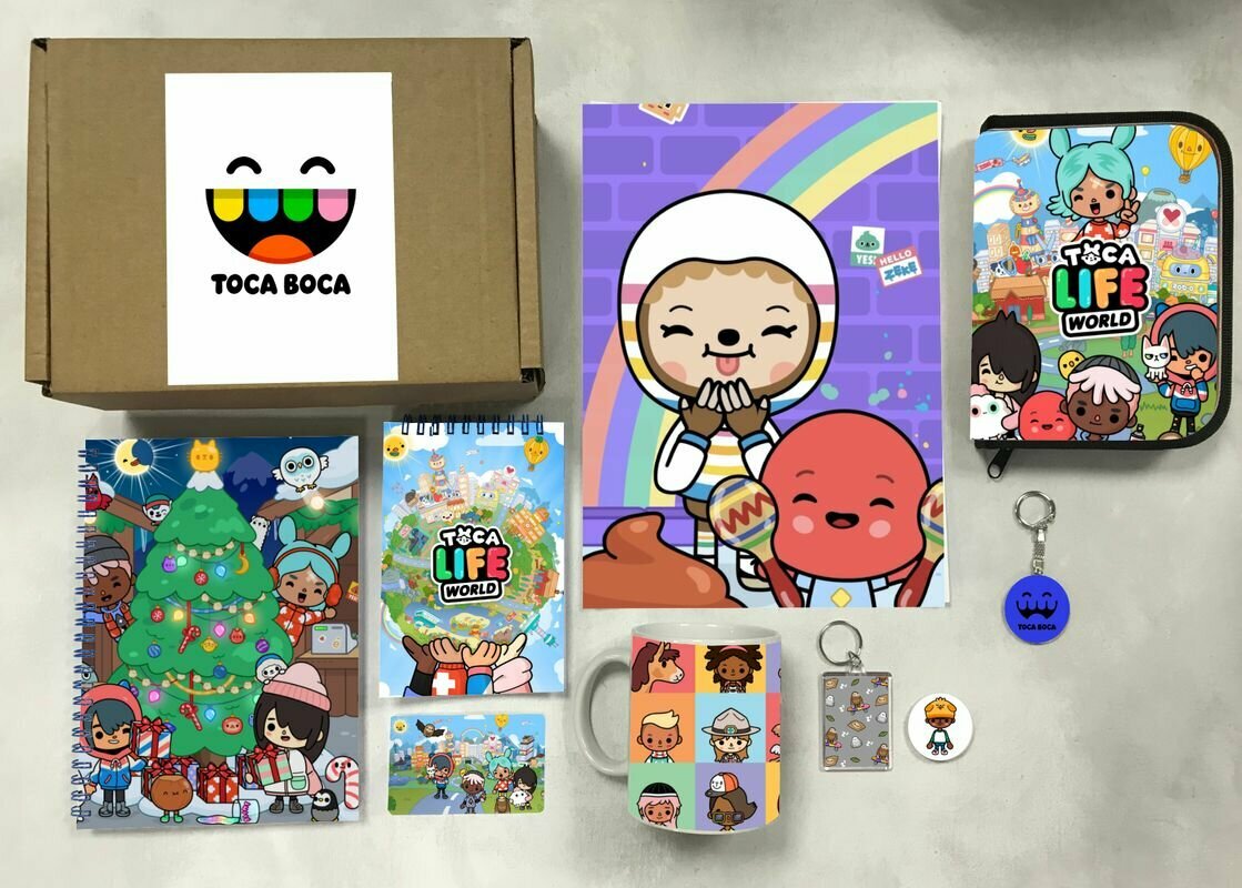 Бокс MIGOM принт "Тока Бока, Toca Boca" - 0009