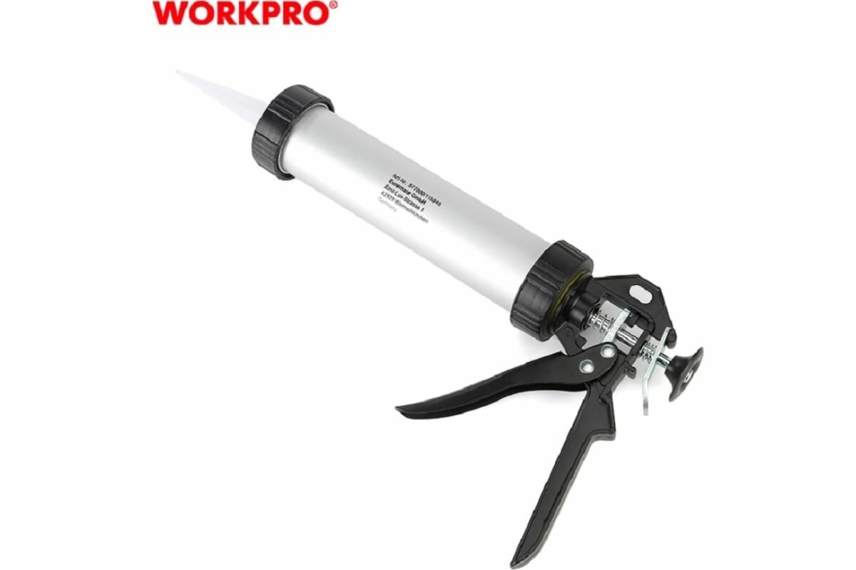 Пистолет для герметика WORKPRO 380 мм, 15 дюймов WP224006