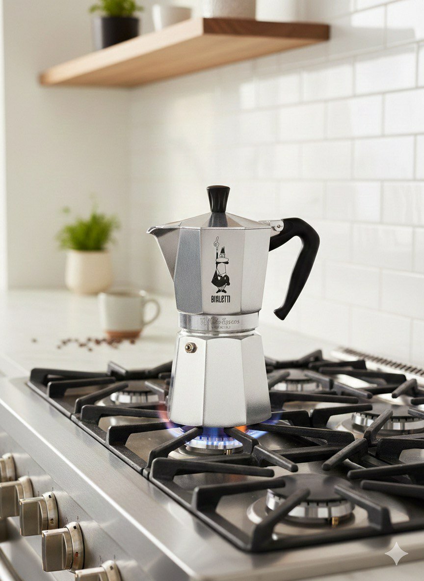 Гейзерная кофеварка Bialetti Moka Express 1165, 420мл, 9 чашек